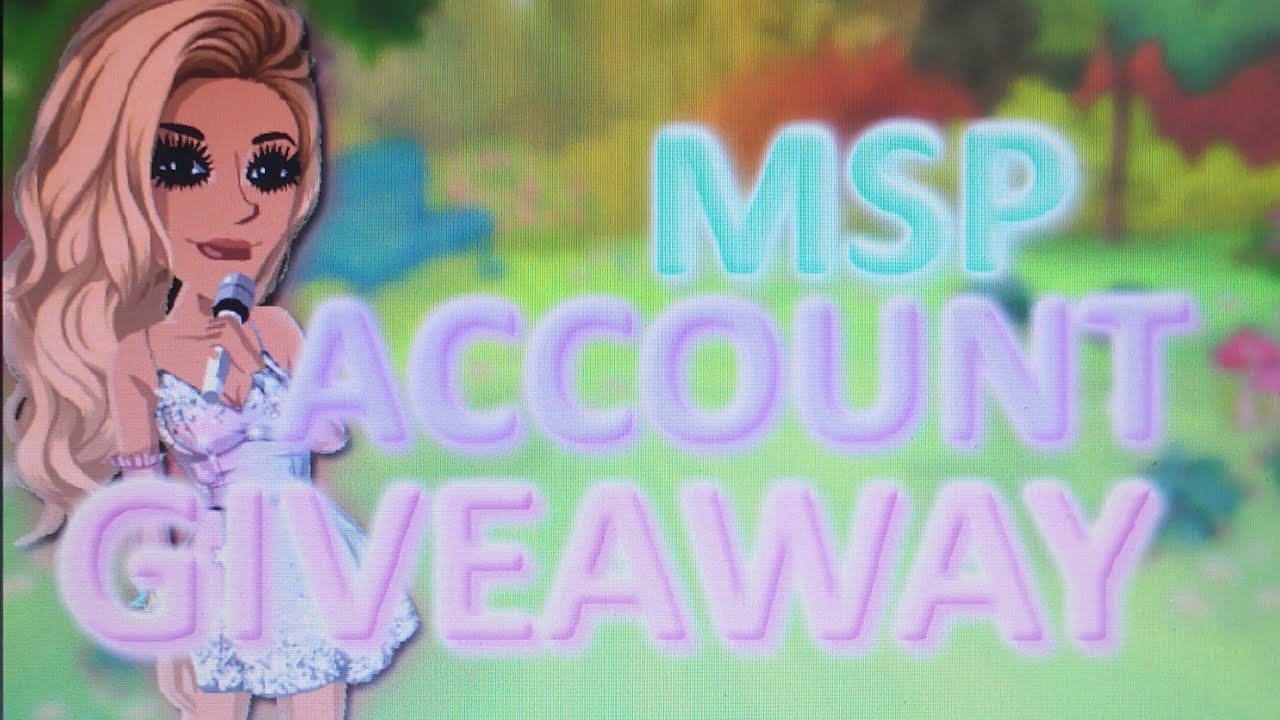 A msp account giveaway! - YouTube