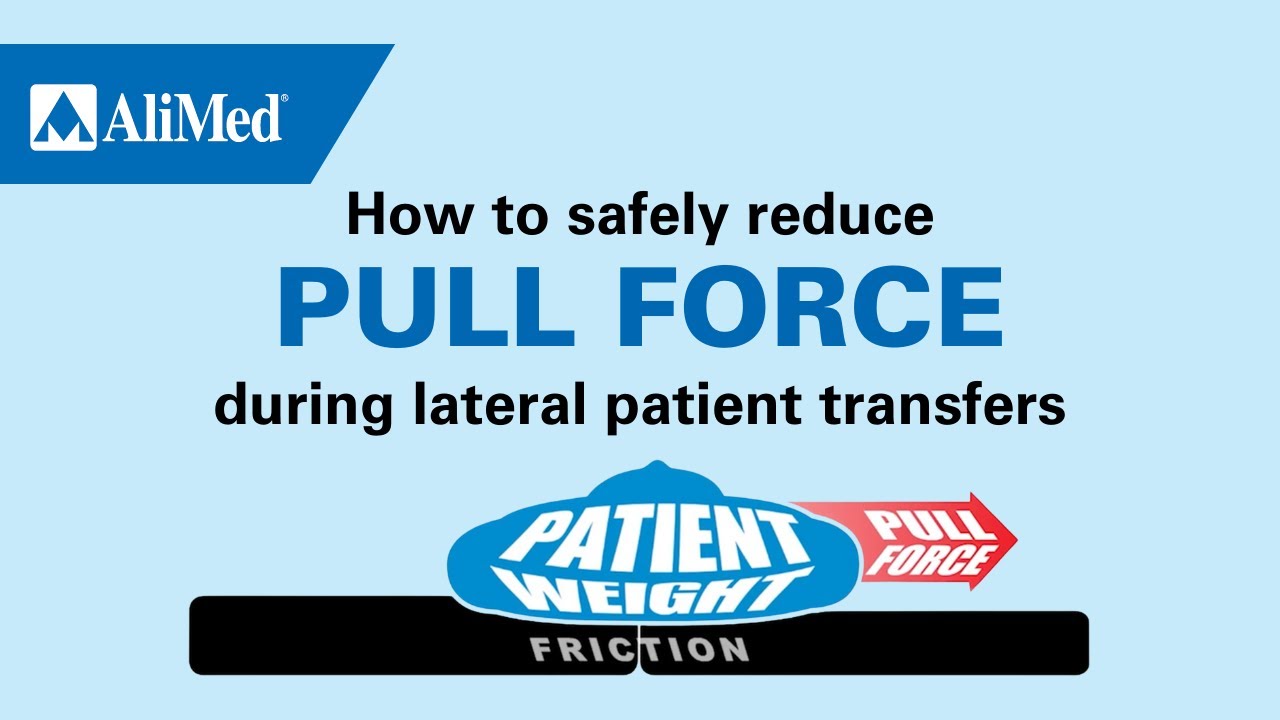 How to safely reduce pull force during lateral patient transfers - YouTube