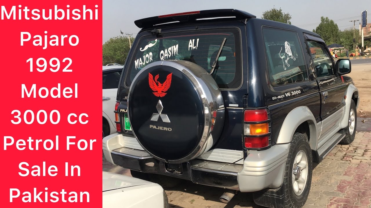 Mitsubishi Pajero 1992 Model 3000cc Petrol For Sale In Pakistan - YouTube