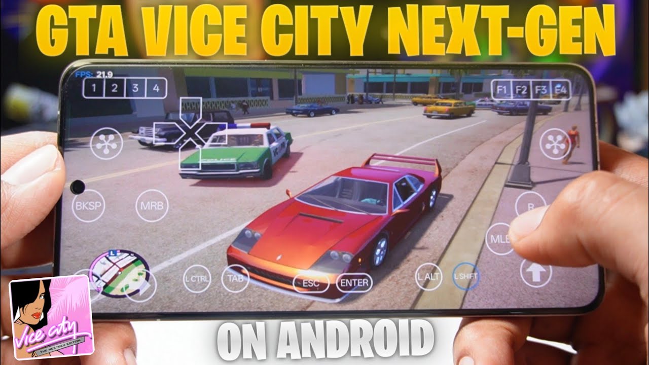 🔥GTA Vice City Next-Gen Edition on Android! 😱 | Winlator Emulator ...