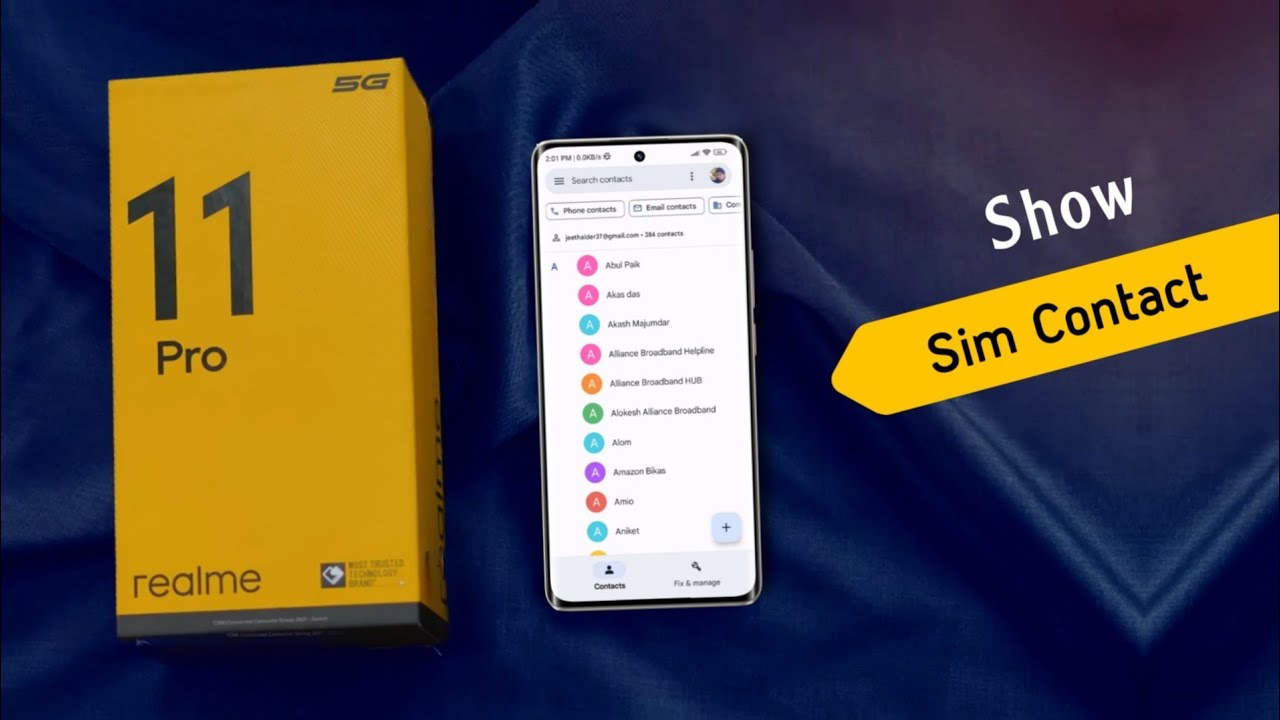 Realme 11 Pro Sim Contact Number Show | Realme 11 Pro 5g Sim Contact Not Showing Problem - YouTube