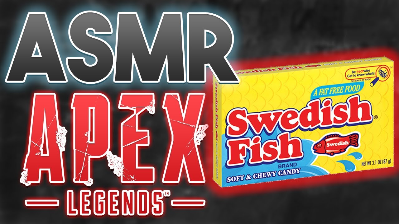 ASMR Apex Legends (Swedish Fish Chewy Candy Mukbang) - YouTube