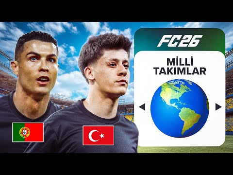 HER MİLLİ TAKIMDAN 1 FUTBOLCU SEÇEREK TAKIM KURDUM ! 