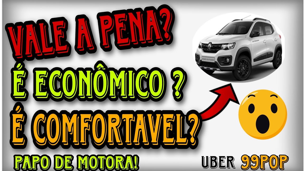 UBER DE KWID vale a pena ? é confortável (uber de kwid da dinheiro ...