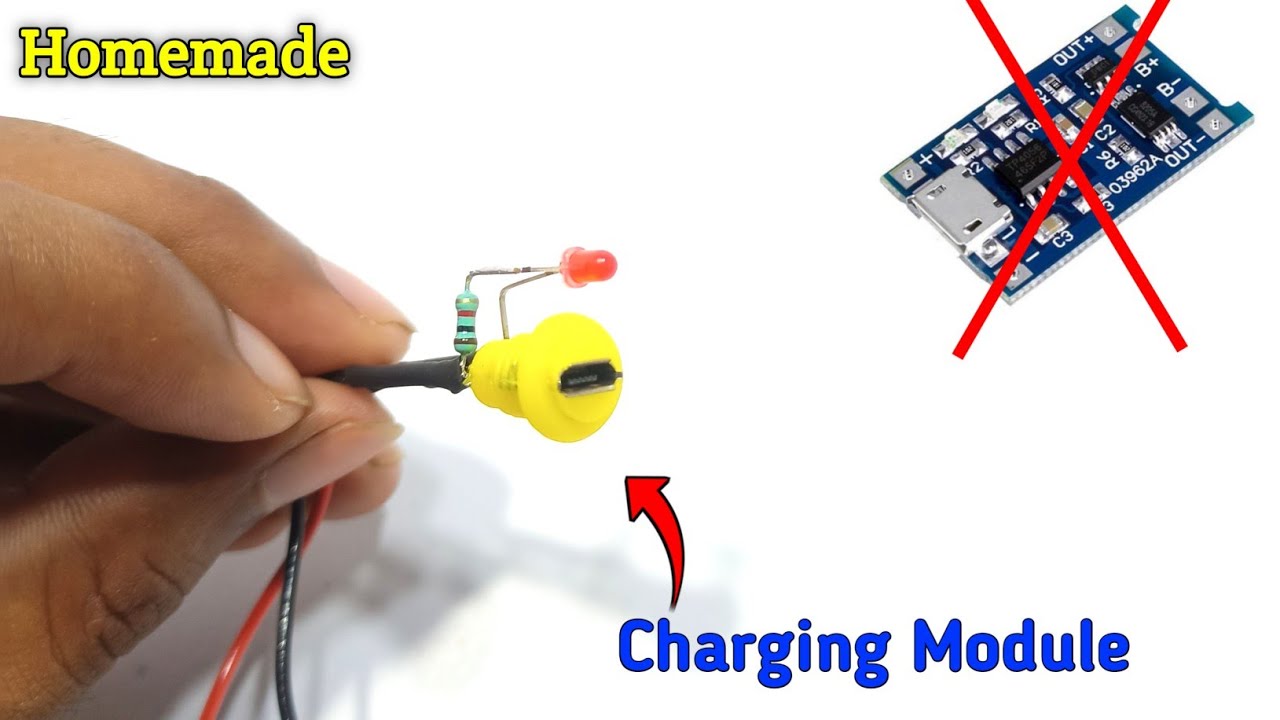 How To Make Charging Module At Home | Charge Any Battery - YouTube