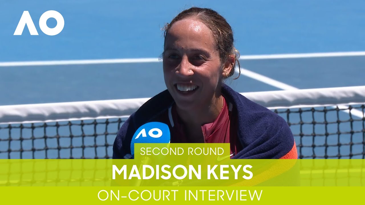 Madison Keys On-Court Interview (2R) | Australian Open 2022 - YouTube