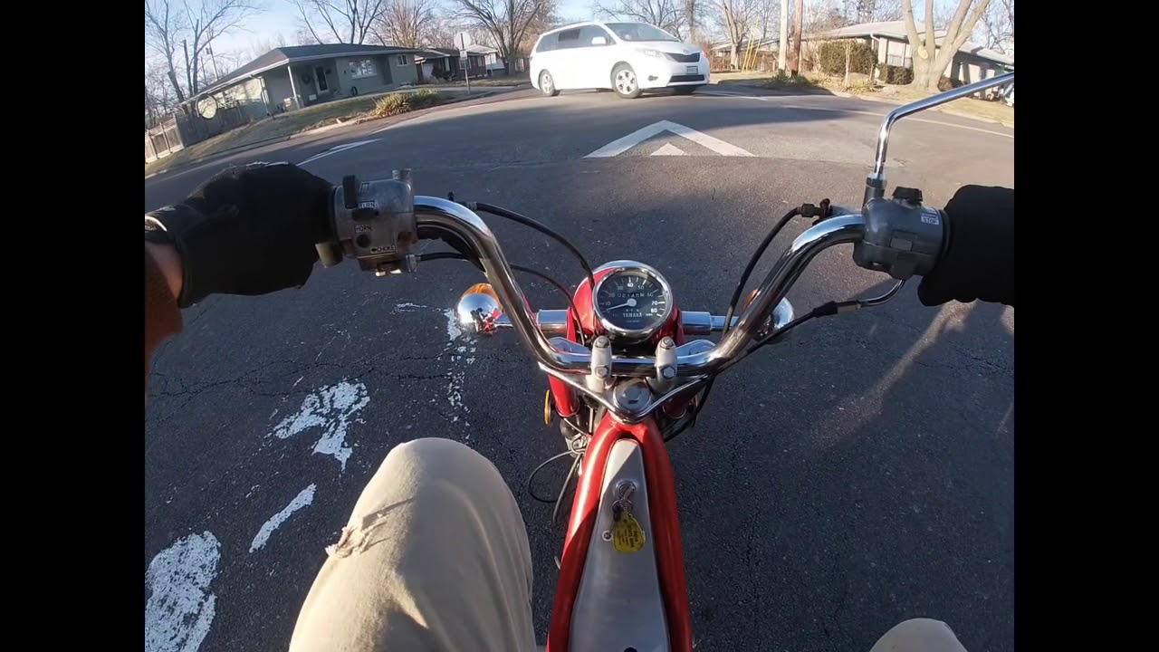 1975 Yamaha Chappy(lb80) 4 speed manual - YouTube
