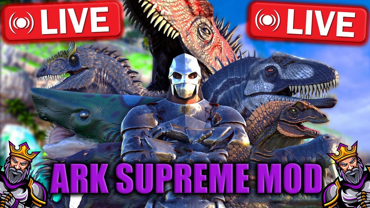 🔴LIVE - ARK: SUPREME MOD - SPRE ALPHA BOSS , ARMATĂ DUPĂ ARMATĂ ...
