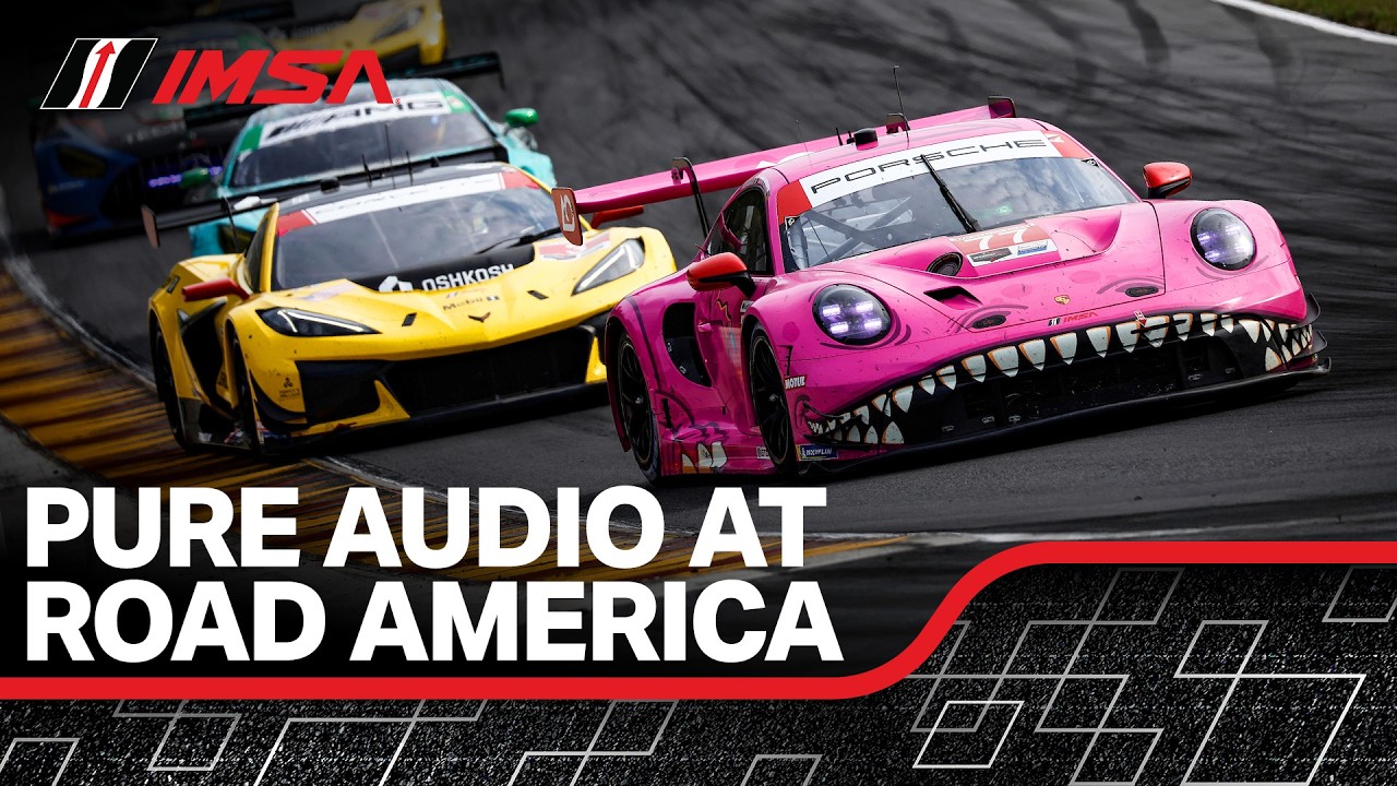 Road America ASMR | 38 Minutes of the 2024 IMSA WeatherTech Race ...