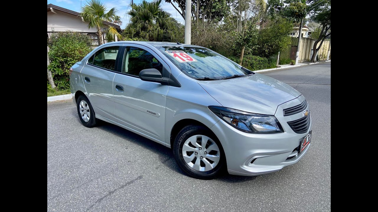 Avaliação Gm - Chevrolet Prisma Joy 1.0 Flex 2019 - YouTube