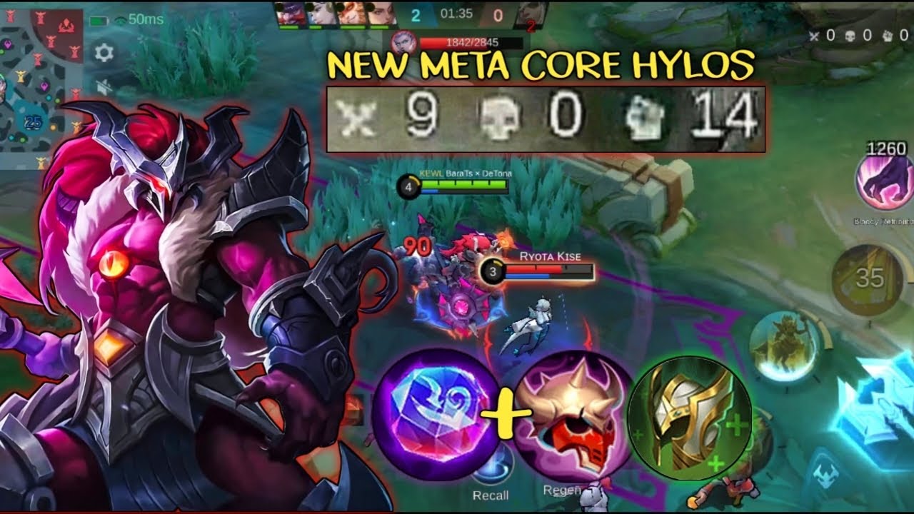 GOODBYE BARATS LETS WELCOME NEW META CORE HYLOS | BEST TANK BUILD ...