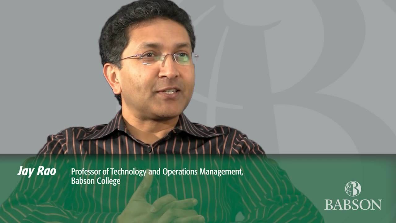 Babson Executive Education Faculty: Jay Rao - YouTube