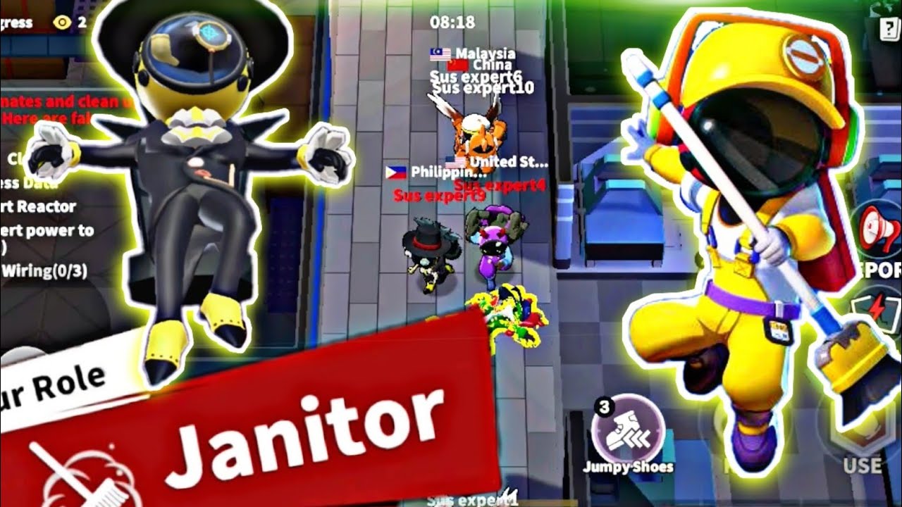 JANITOR SUPER SUS | AIR FORCE LAB | NAHULI AKO - YouTube