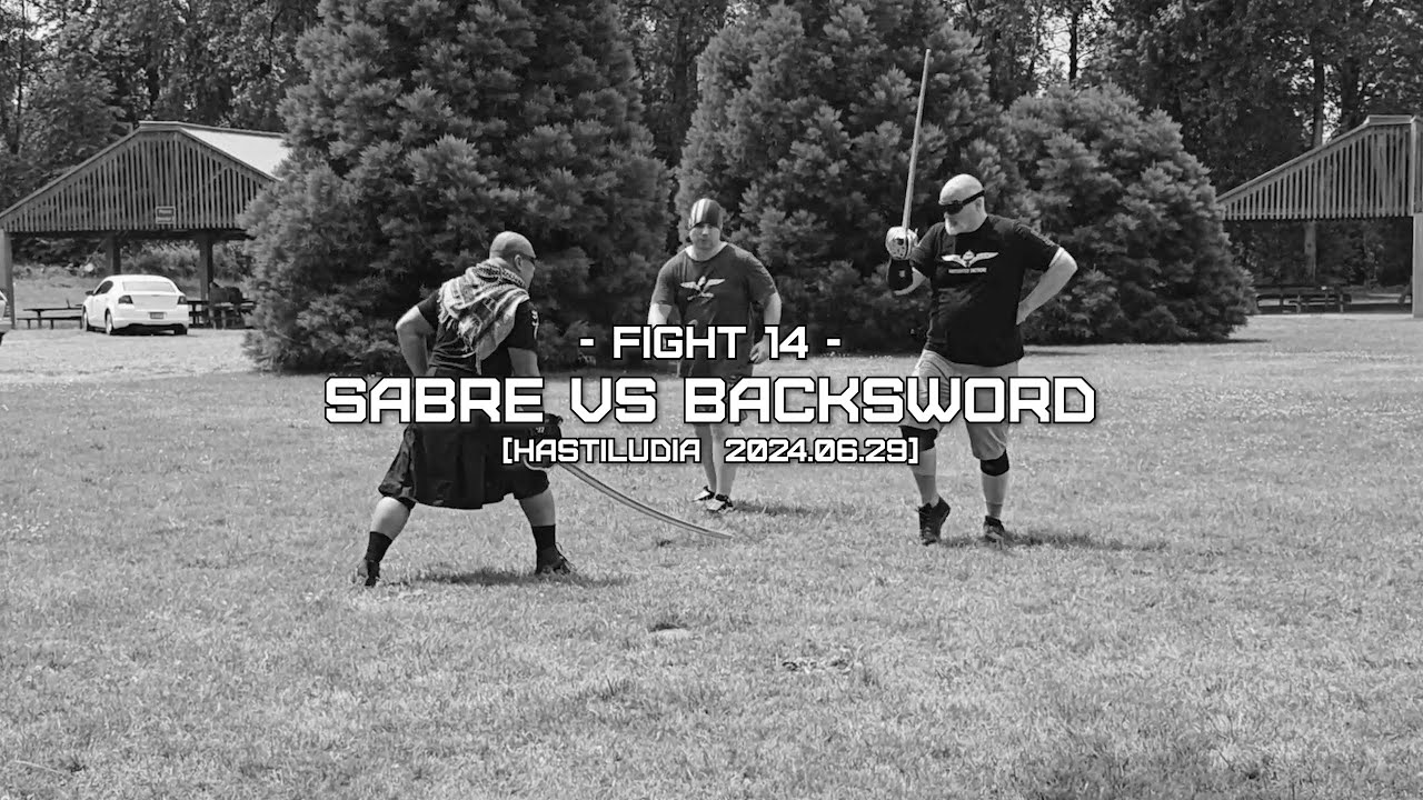 Hastiludia 2024: Fight [14] - Synthetic Sabre vs Synthetic Backsword ...