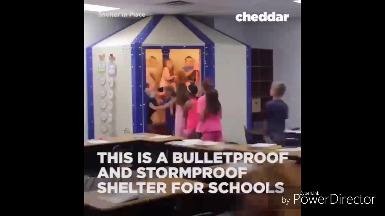 Bulletproof Security Shelter For Future Schools ! - YouTube