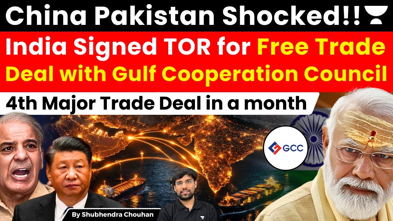 India–GCC Free Trade Deal Restarted | China-Pakistan Shocked as India ...
