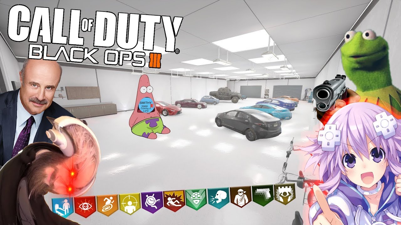 NEW EQUIPMENT?!! ANIME GIRLS!? HMMM!! CUSTOM ZOMBIES (BO3 Zombies ...