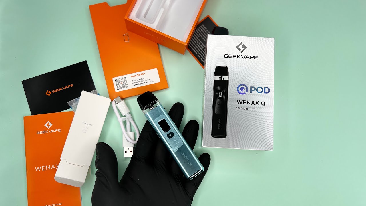 GEEKVAPE QPOD WENAX Q UNBOXING - YouTube