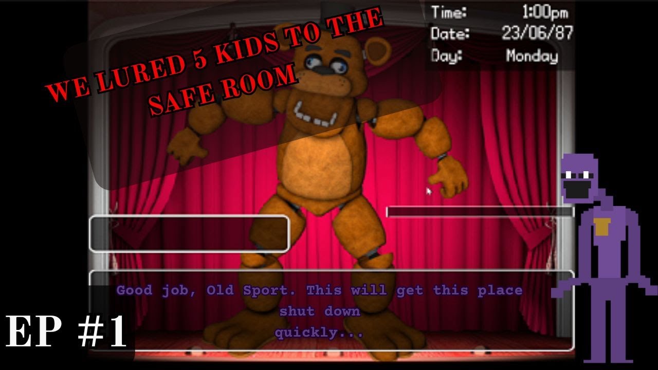 Luring 5 UNSUSPECTING Kids To The Safe Room? | DayShift at Freddy's #1 ...