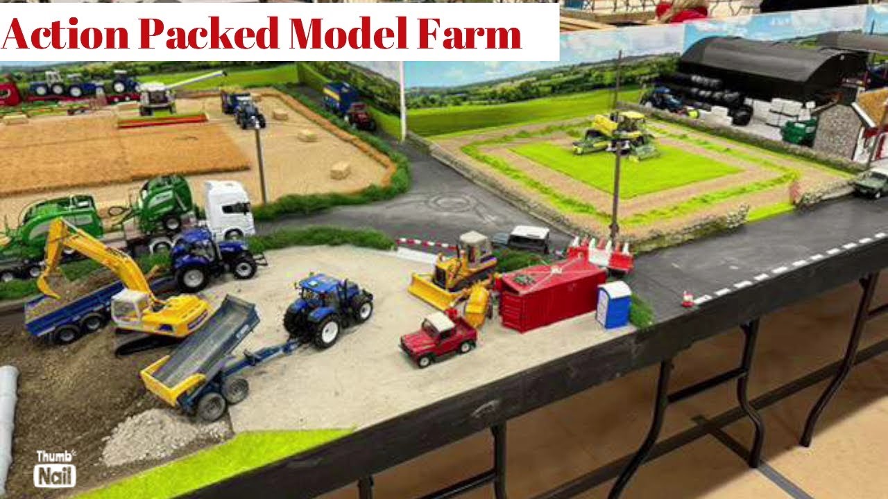 OWEN BRENNANS ACTION PACKED 1/32 MODEL FARM DIORAMA AT THE MORIA MODEL ...