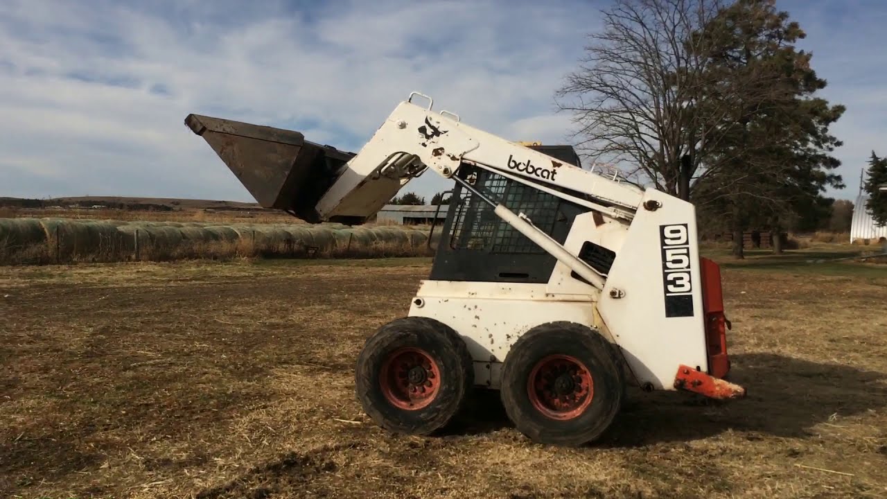 Bobcat 953 Skid Steer C Series 4 Cylinder Diesel 1169.6 Hrs - YouTube