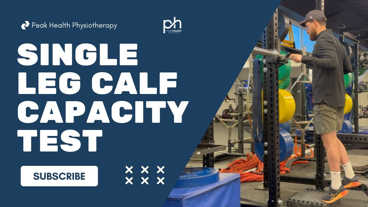 Single Leg Calf Capacity Test | Calf And Ankle Testing | Testing For ...