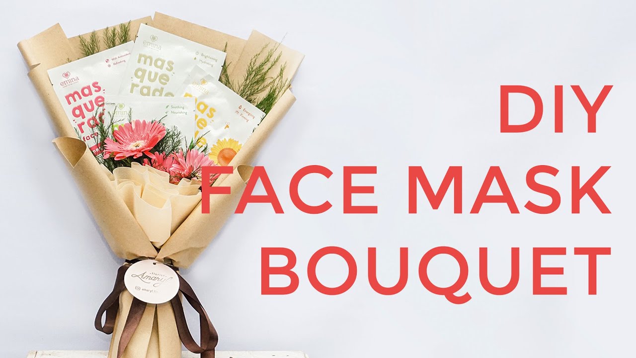 Bikin Buket Masker Gak Ada 15 Menit | DIY Simple Face Mask Arrangement ...