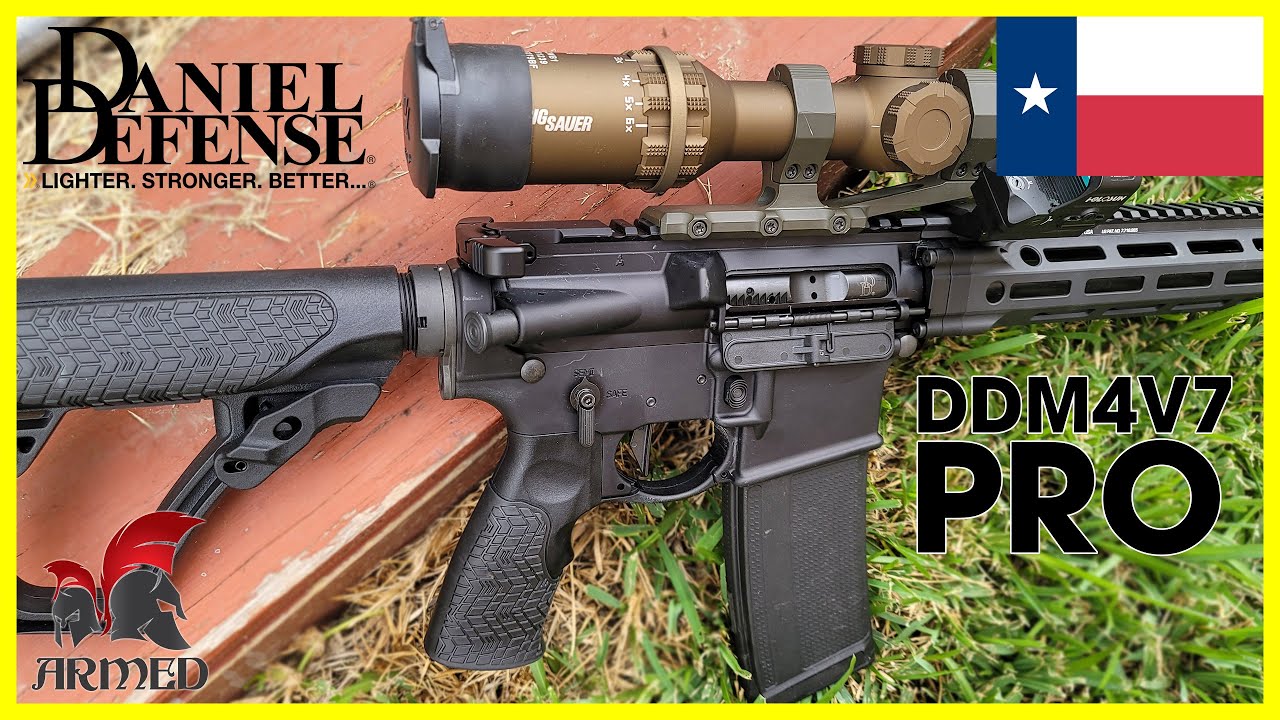 New 2021 Daniel Defense DDM4 V7 Pro 18" Competition Gun Review - YouTube