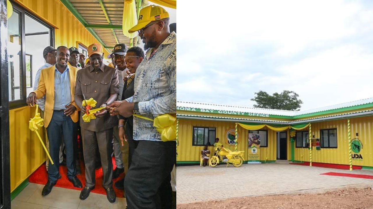 President Ruto opens up new UDA offices in Homa Bay County. - YouTube