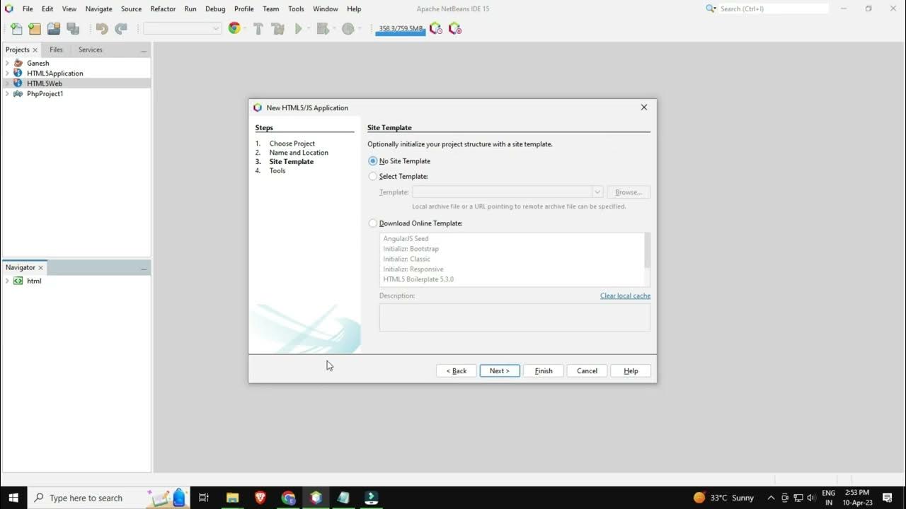 Hello World HTML5 NetBeans - YouTube