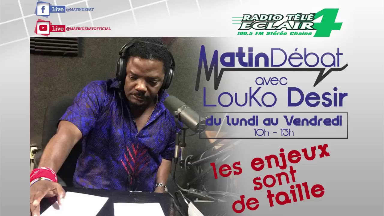 Matin Debat | Louko Desir 26 Nov 2018 [Radio Eclair FM] - YouTube