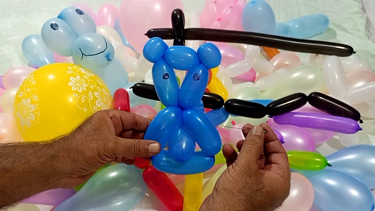 Lots of Colorful Balloons Popping (Part 06) - YouTube