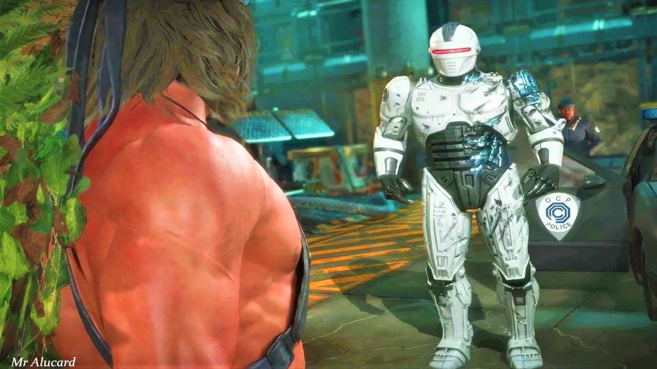 Mk11- New Secret Rambo Vs Robocop Uncut Intro Dialogue - YouTube