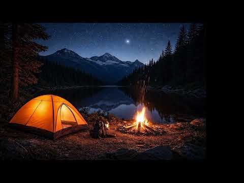 Real Campfire in 4K-Gerçek Kamp Ateşi Uyku, Meditasyon ve Rahatlama İçin