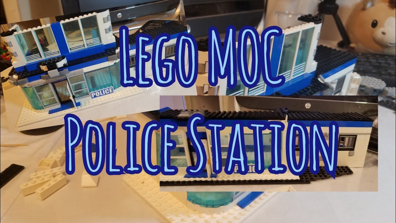 Lego MOC Police Station - YouTube