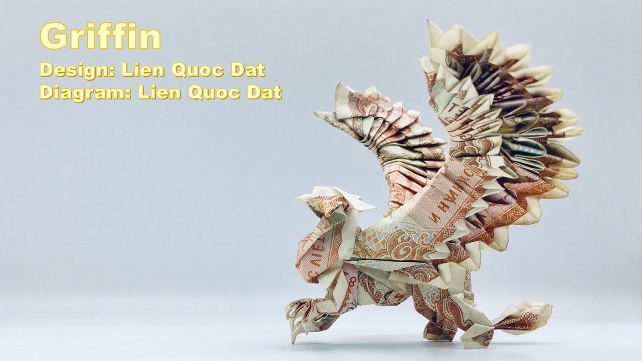 How To Make An Origami Griffin Gryphon Origami : 9 Steps