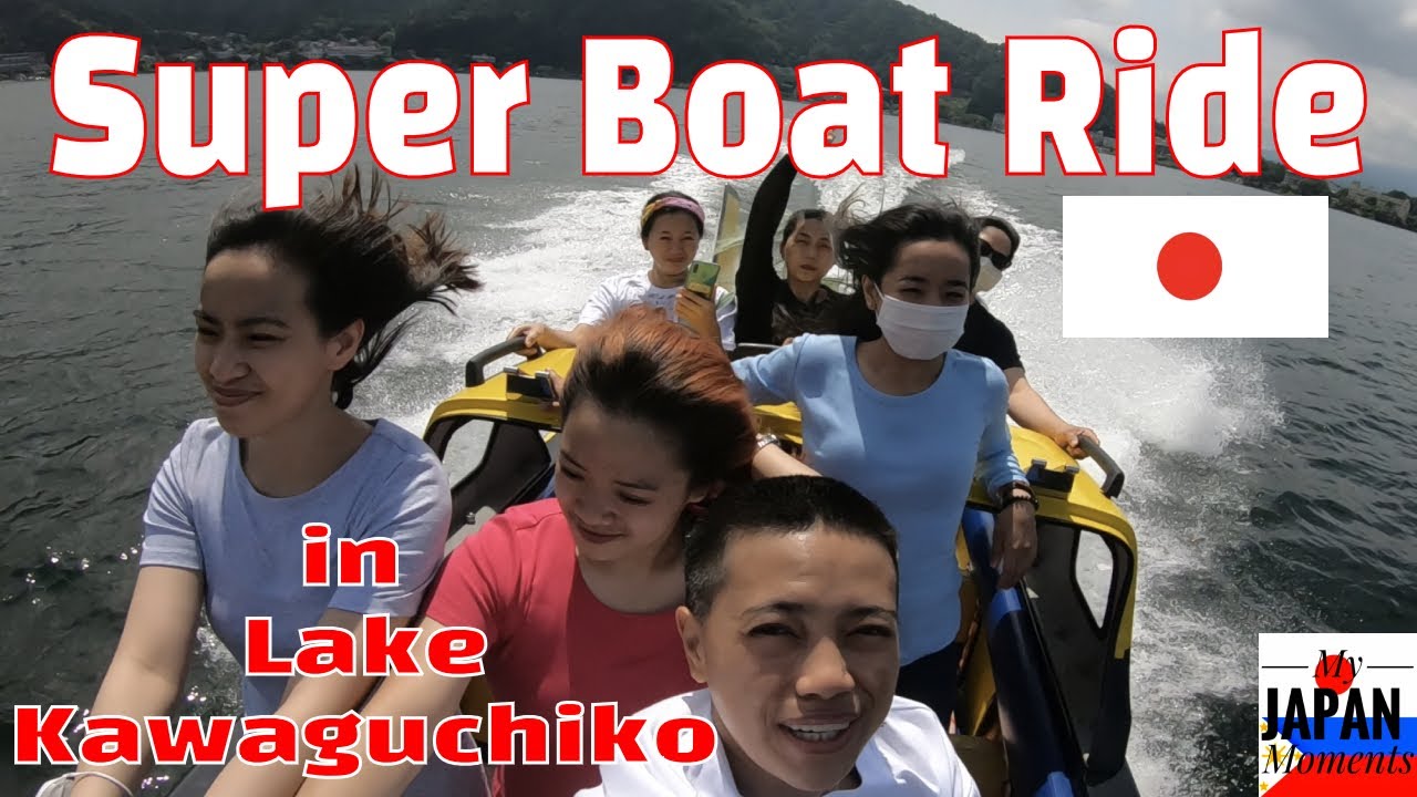 A Thrilling Super Boat Ride in Lake Kawaguchiko |My Japan Moments # ...