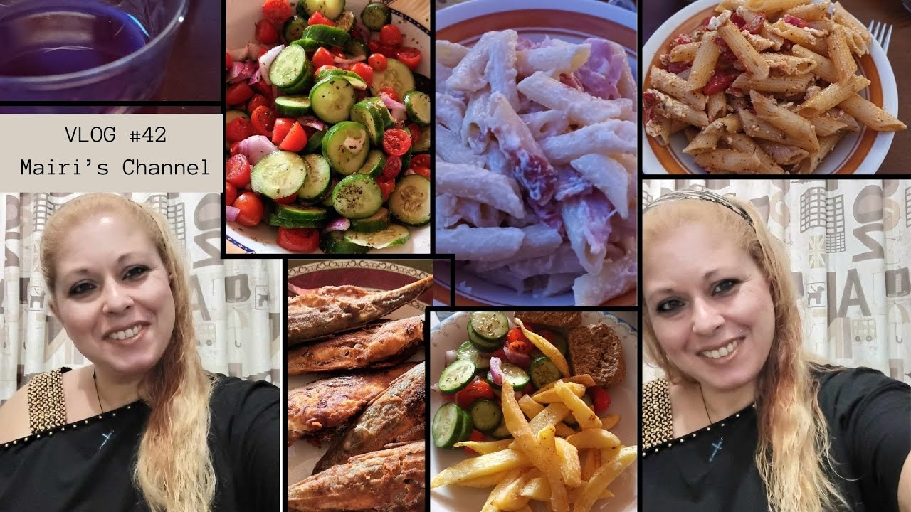 #Vlog #42 Εβαψα τα Μαλια μου || Μονη στο Σπιτι #Souper Market Haul ...