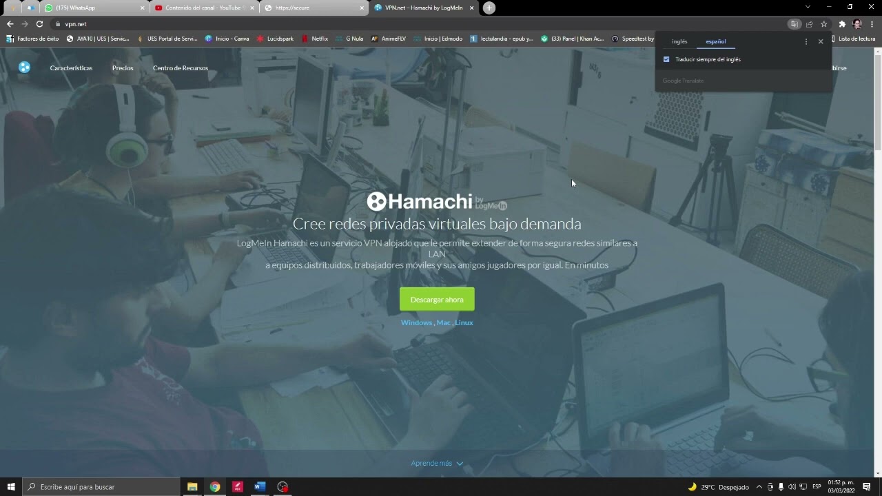 Descargar y Configurar Hamachi Red VPN (Virtual Private Network ...