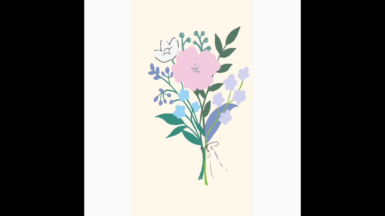 [PENUP] Live Drawing #14 : How to Draw 'Flowers' - YouTube