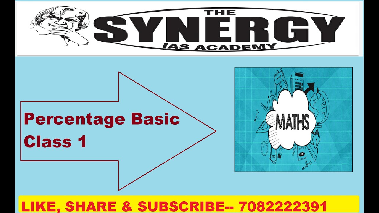 Percentage Basic Class 1 - YouTube
