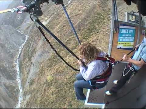 Ciara's Nevis Swing Queenstown - YouTube