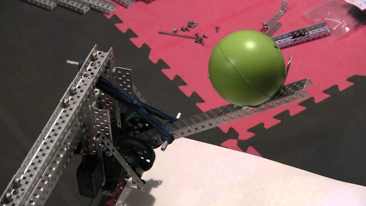 Wingus & Dingus 7682 Rotational choo-choo catapult VEX NbN - YouTube