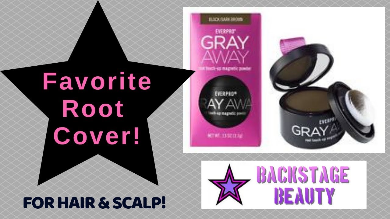 Gray Away root touch-up powder - YouTube