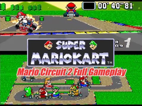 MarioMonday - Super Mario Kart - Mario Circuit 2 Full Gameplay 🏎️ - YouTube