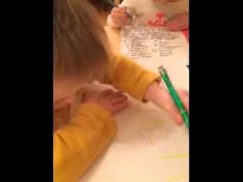 Tracing Colin's Name - YouTube