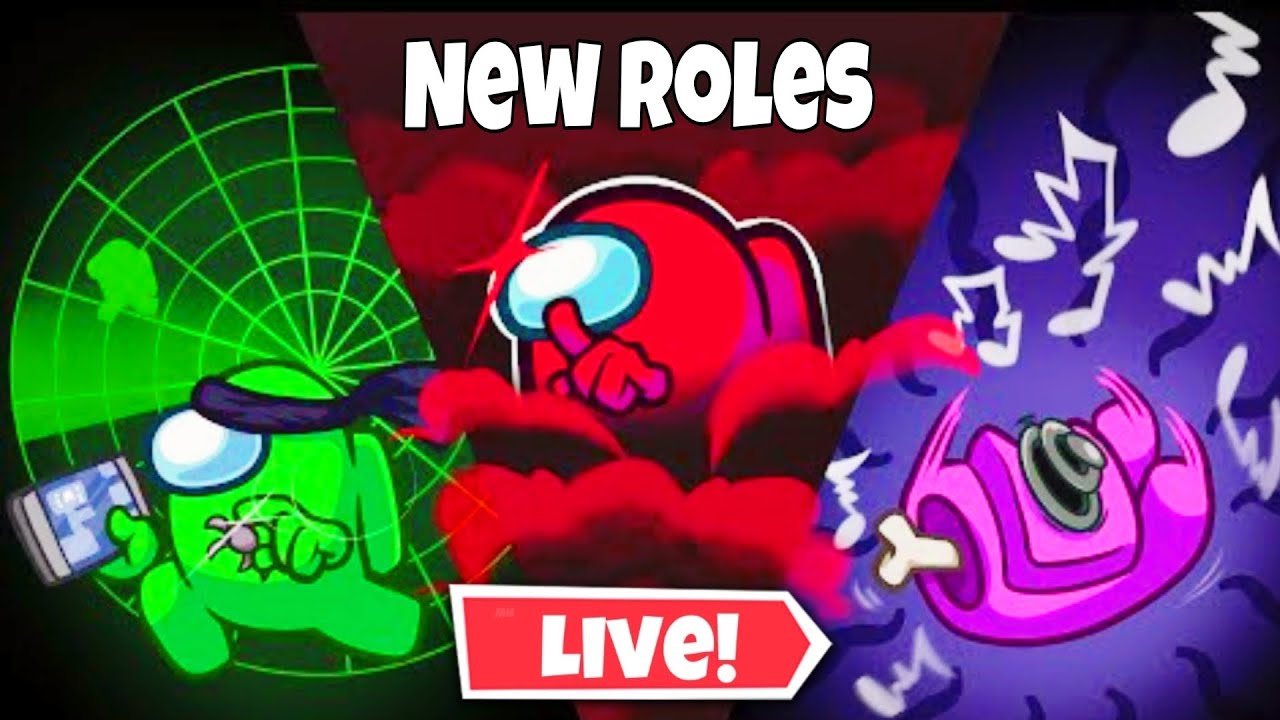 🔴 Among Us New Update - Live Playing New Roles With Viewers (Join Up ...