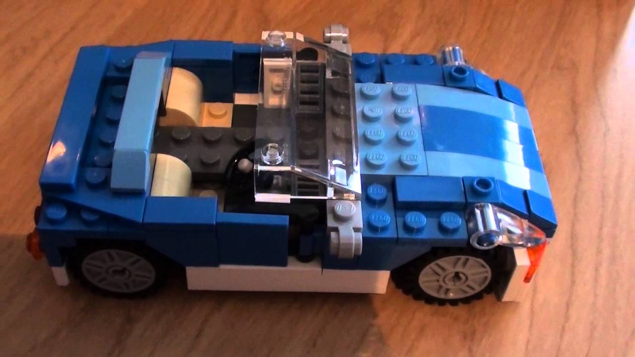 Lego Creator 3in1 6913 Blue Roadster Unboxing + Review (Swedish) - YouTube