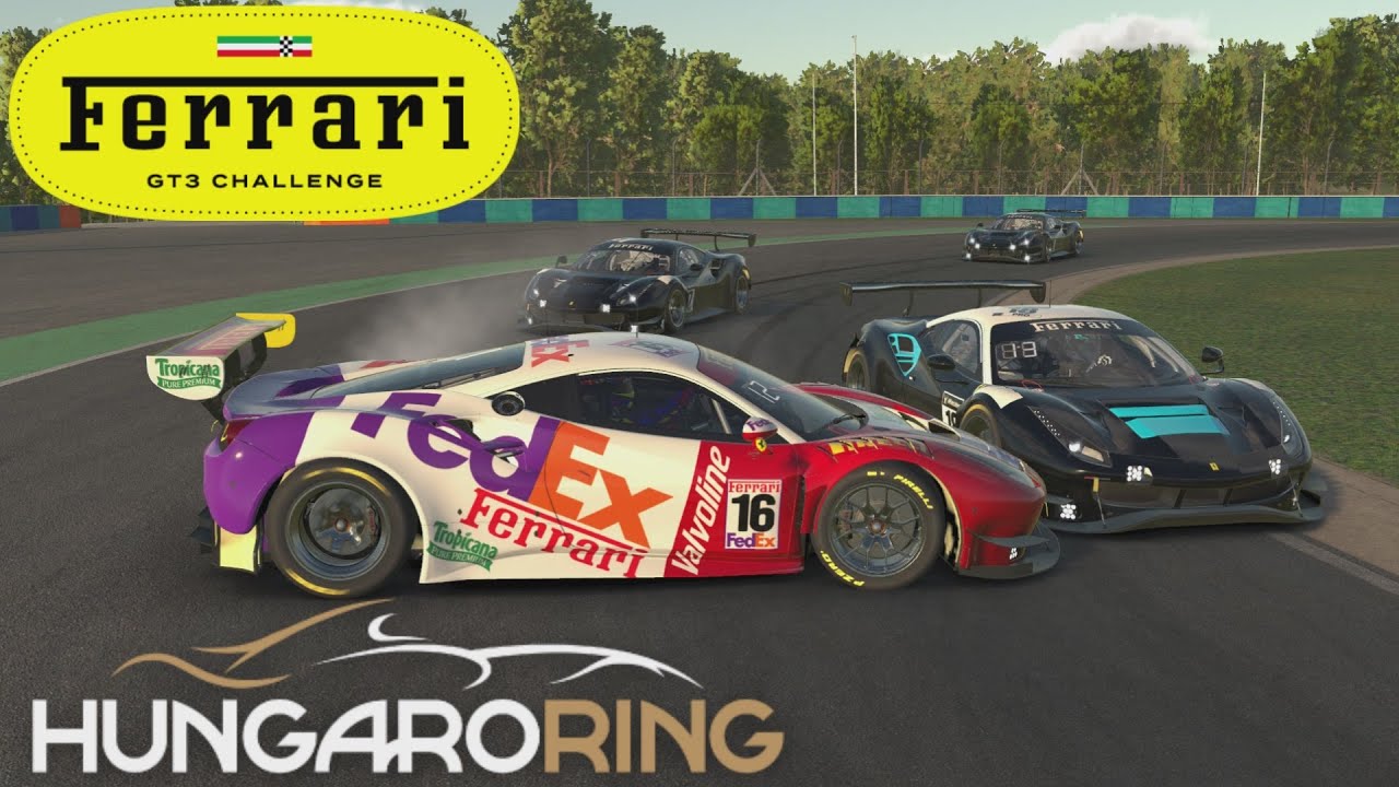 iRacing Ferrari GT3 Challenge Fixed @ Hungaroring 2022 Season 1 Week 6 ...