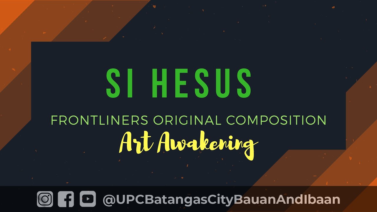 SI HESUS (ORIGINAL COMPOSITION) Batangas Frontliners - YouTube